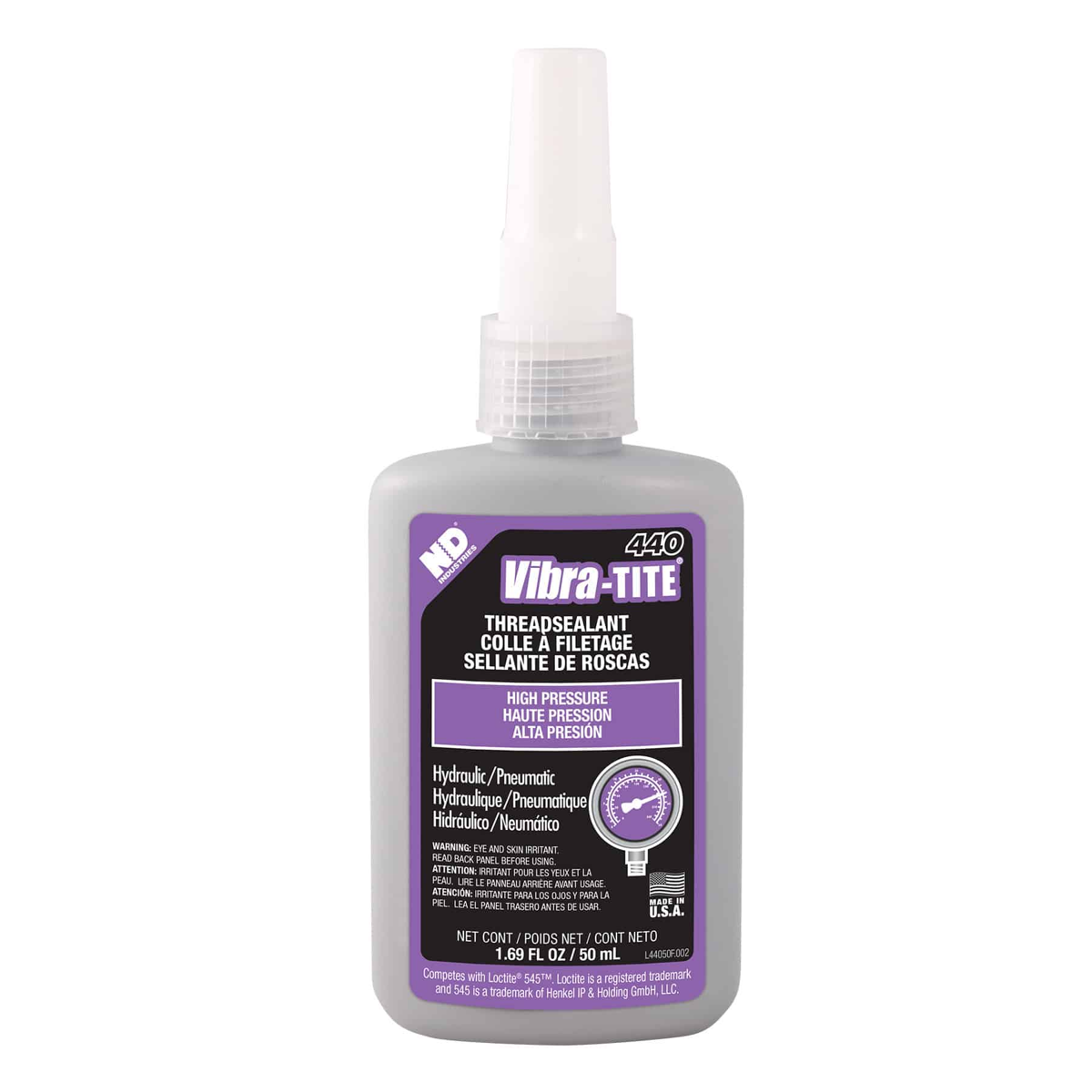 Vibra-Tite 440 Pneumatic / Hydraulic Sealant Thread Sealant – Vibra-Tite