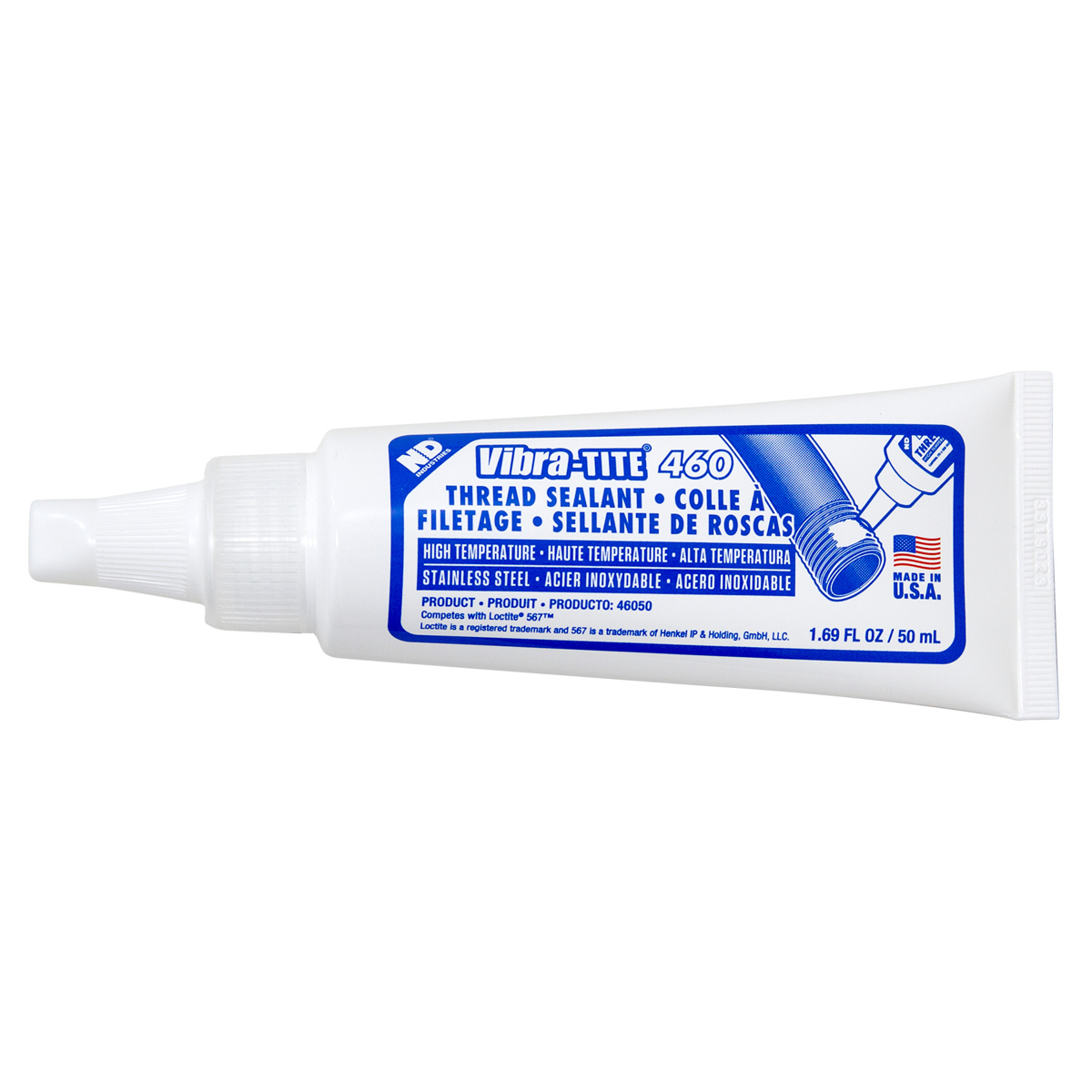 Vibra-Tite 460 High Temp/Stainless Steel Thread Sealant – Vibra-Tite