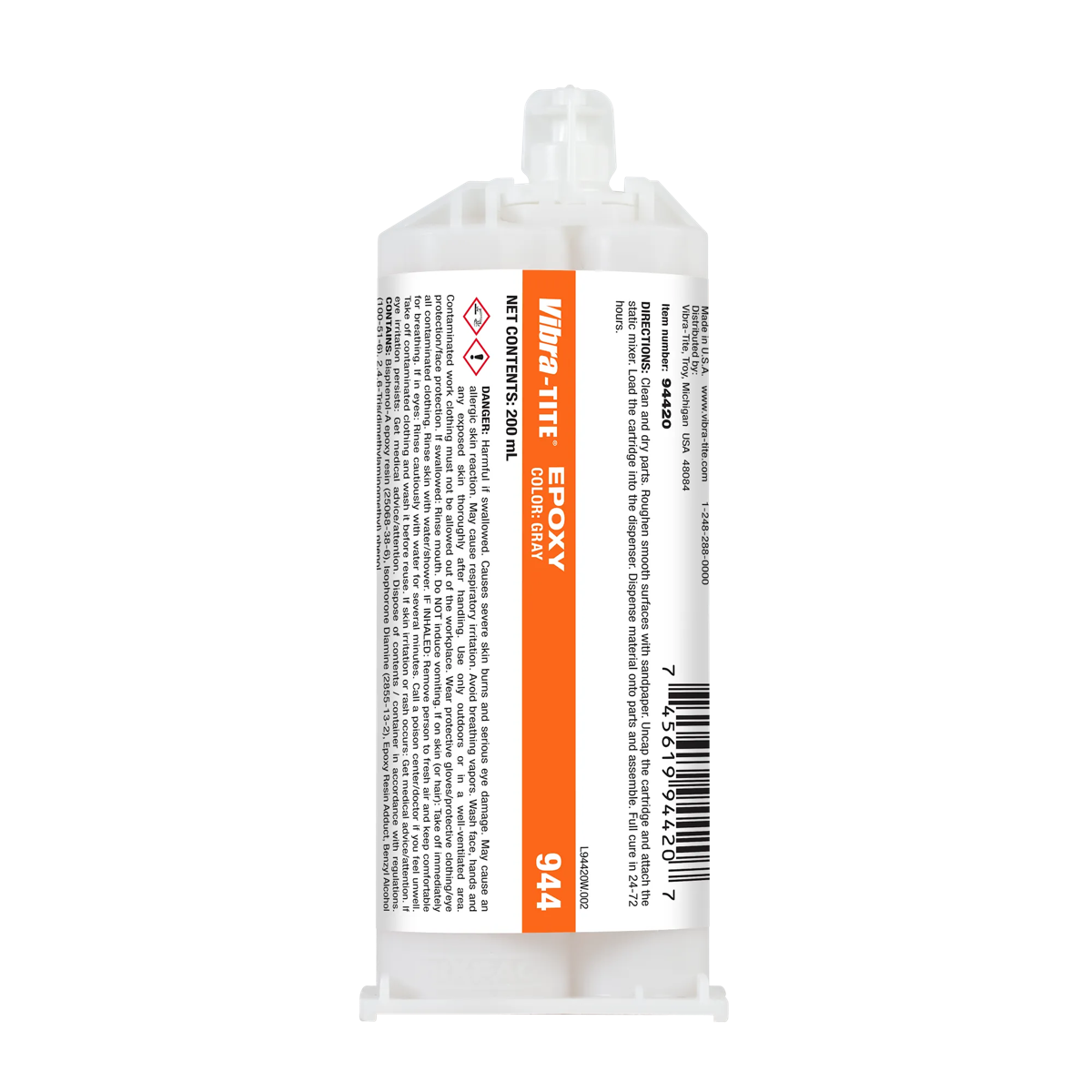 Vibra-Tite 944 Flexible Toughened Non-Sag Epoxy – Vibra-Tite